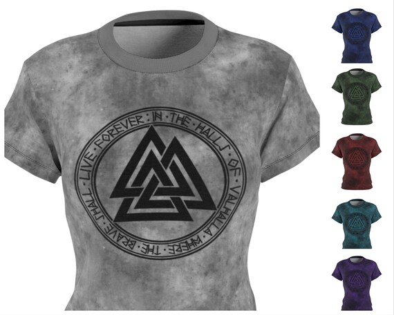 Valhalla Valknut Slain Warrior Knot Women's All Over - Etsy