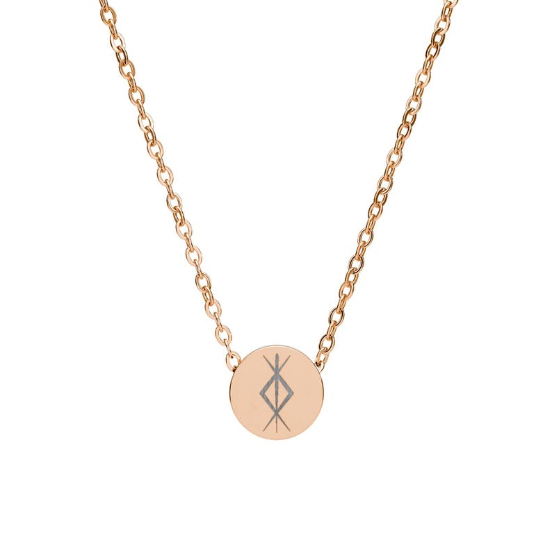 Protection: Mini Viking Bind Rune Pendant & Necklace - Norse Symbol ...