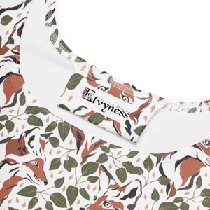 Woodland Fox Skater Dress: Flowy Sleeveless Mini Dress, XS-3X - Etsy