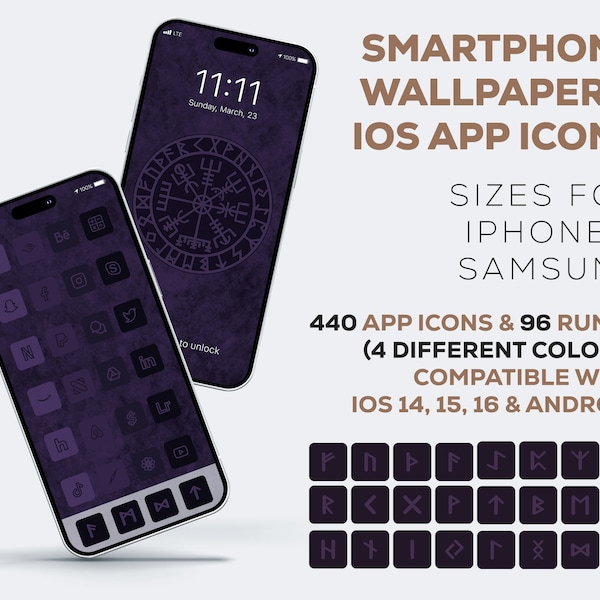 Android Norse Wallpaper - Etsy