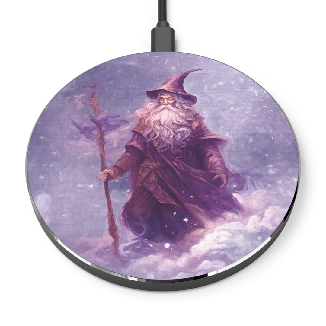Wizard Wireless Charger, Fantasy Art iPhone and Android Charger, Mobile ...