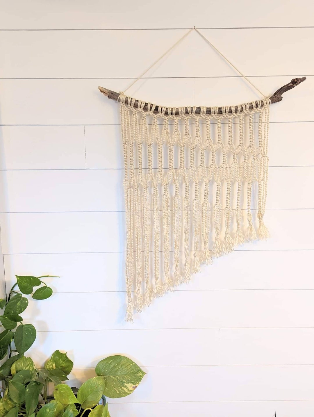 Sandy Colored Macrame With Some Fun Texture. - Etsy