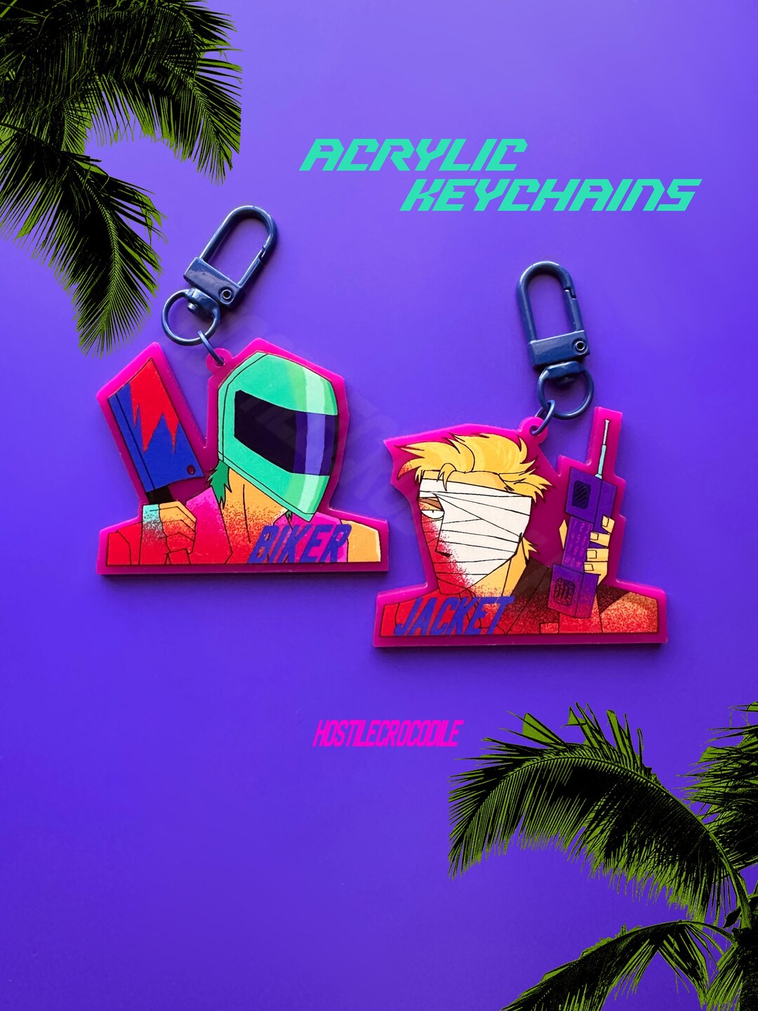 Hotline Miami Keychains - Etsy