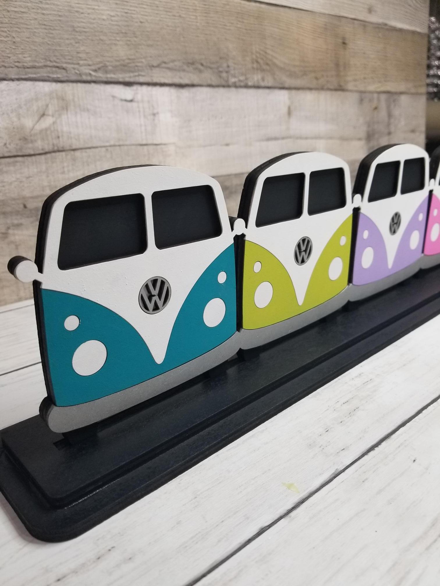Handmade 3D Volkswagen Bus Décor VW Bus Shelf Sitter Wooden Home Décor ...