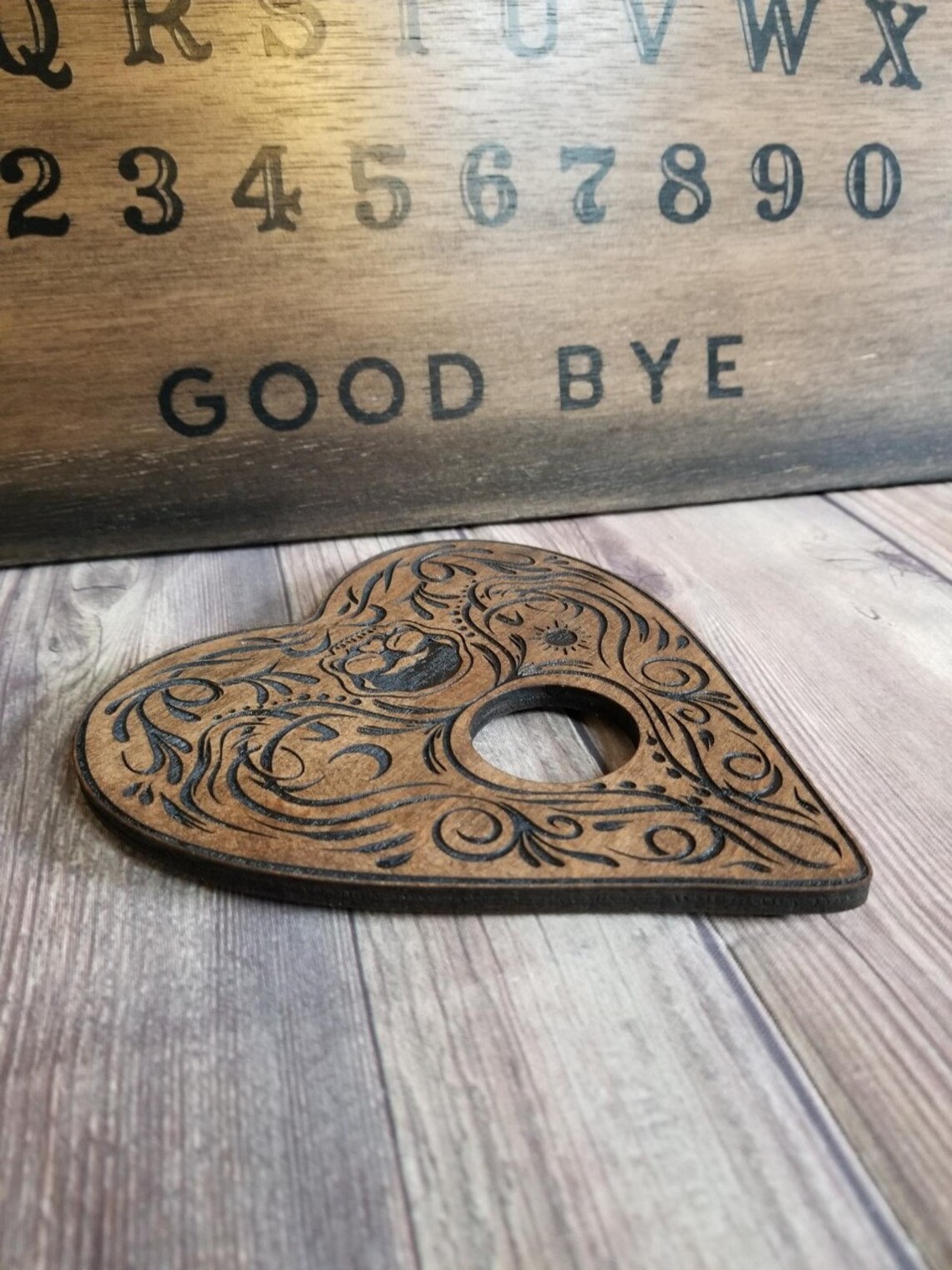 Handmade Wooden Ouija Board With Planchette Ouija Playing - Etsy
