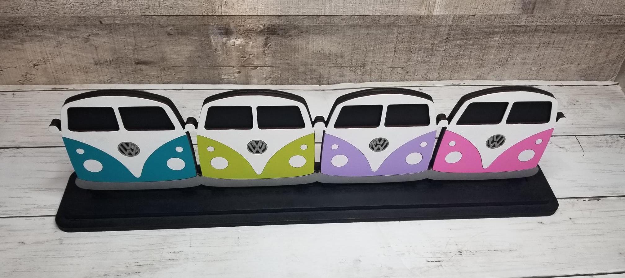Handmade 3D Volkswagen Bus Décor VW Bus Shelf Sitter Wooden Home Décor ...