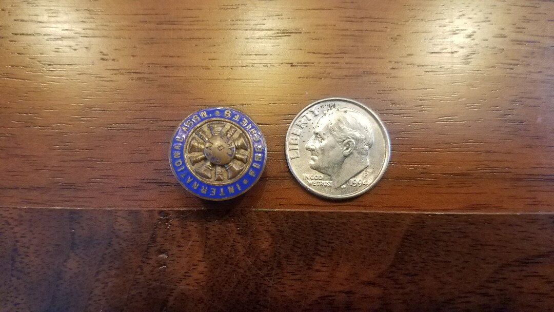 Vintage International Association of Fire Chiefs (IAFC) Lapel Pin ...