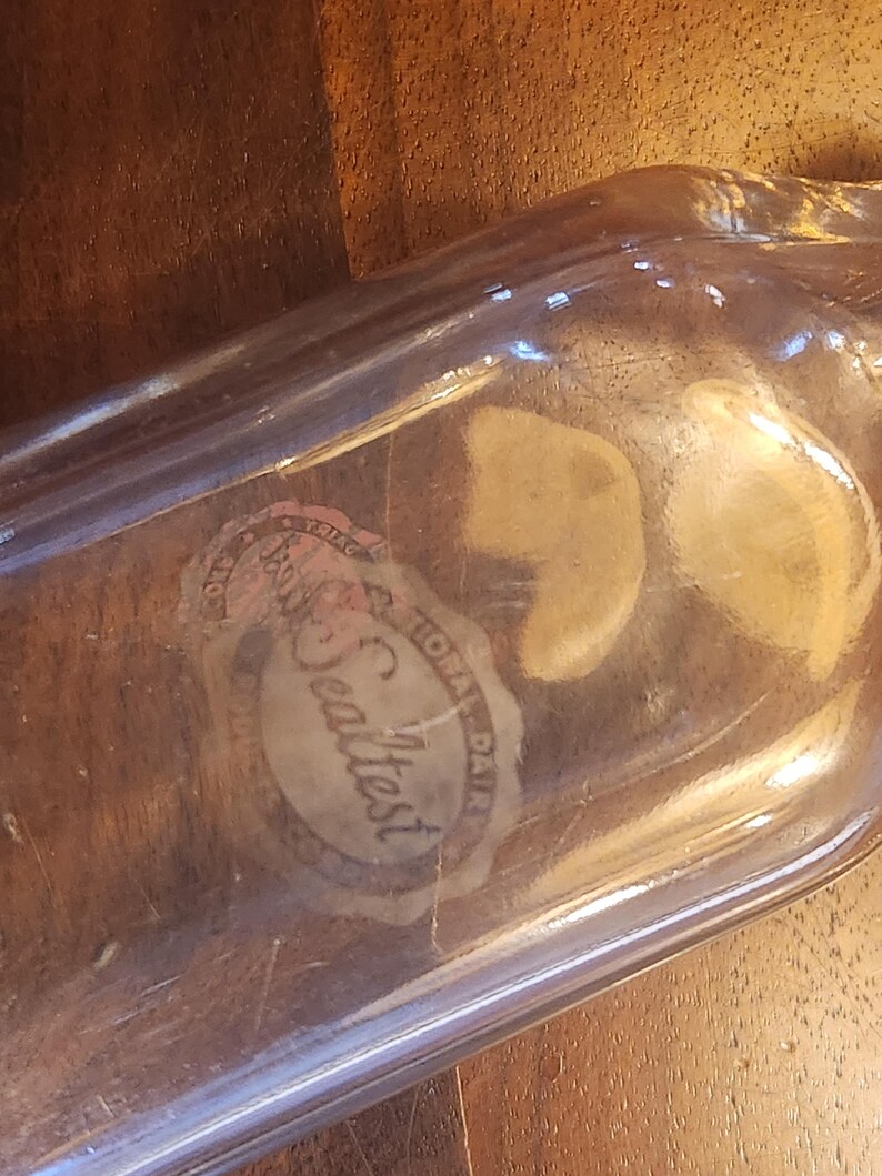 Antique Glass Small Milk Bottle - Sealtest National Dairy Products Corp ...