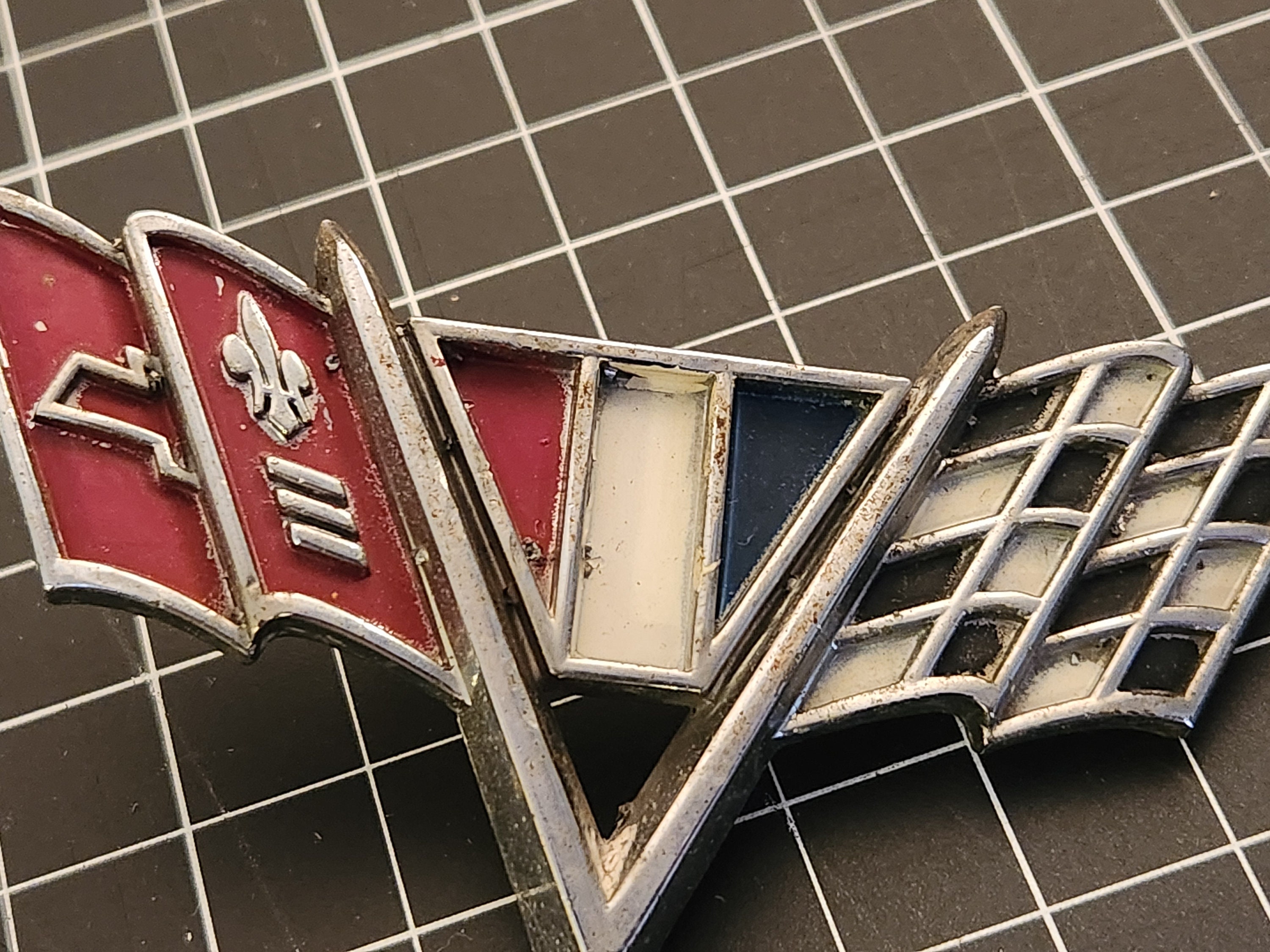 Vintage Original 1960's Chevrolet Flag Emblem 3840318 - Etsy