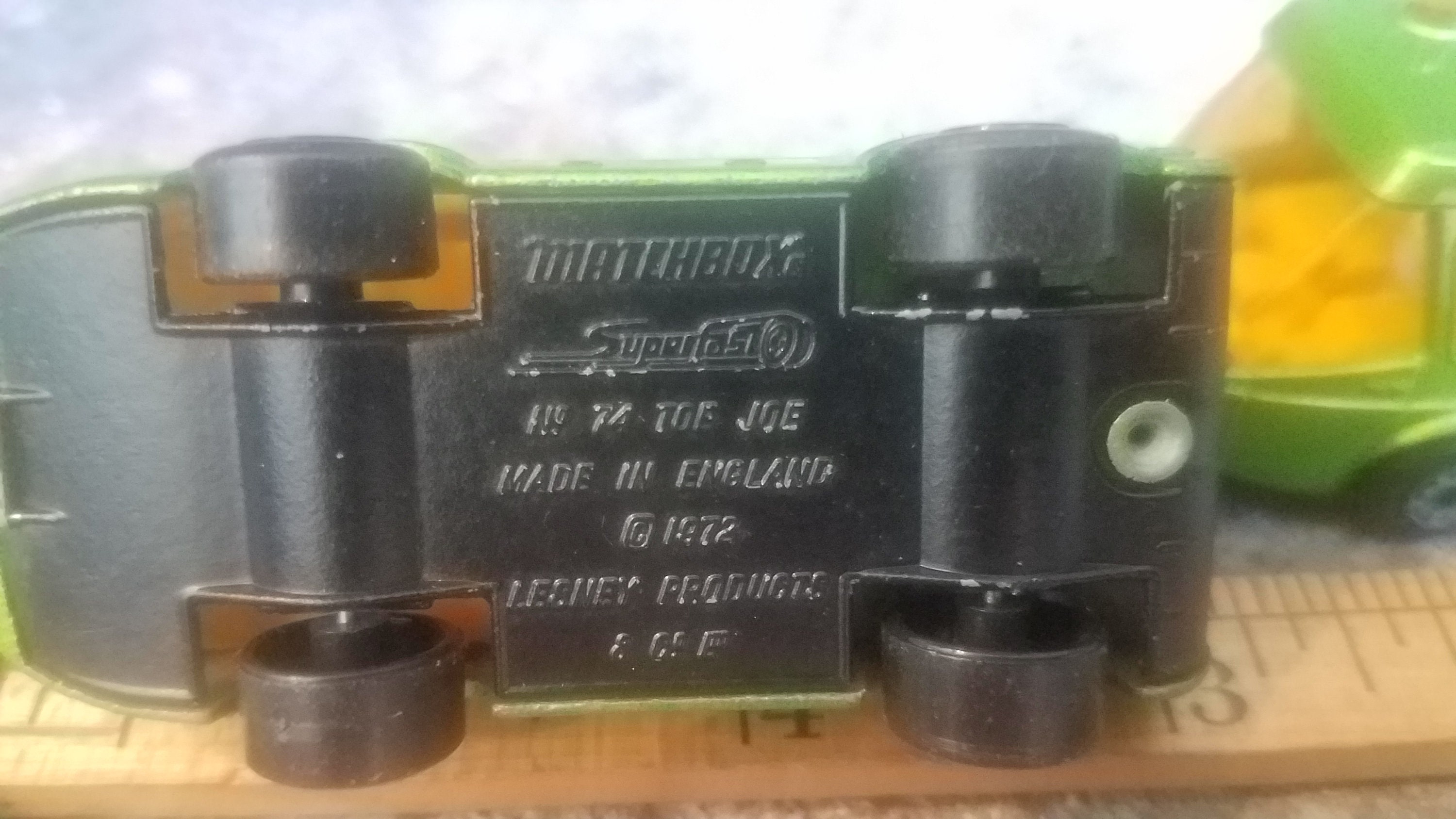 Vintage Matchbox 1972 No. 74 Toe Joe Lesney Products Made in England - Etsy
