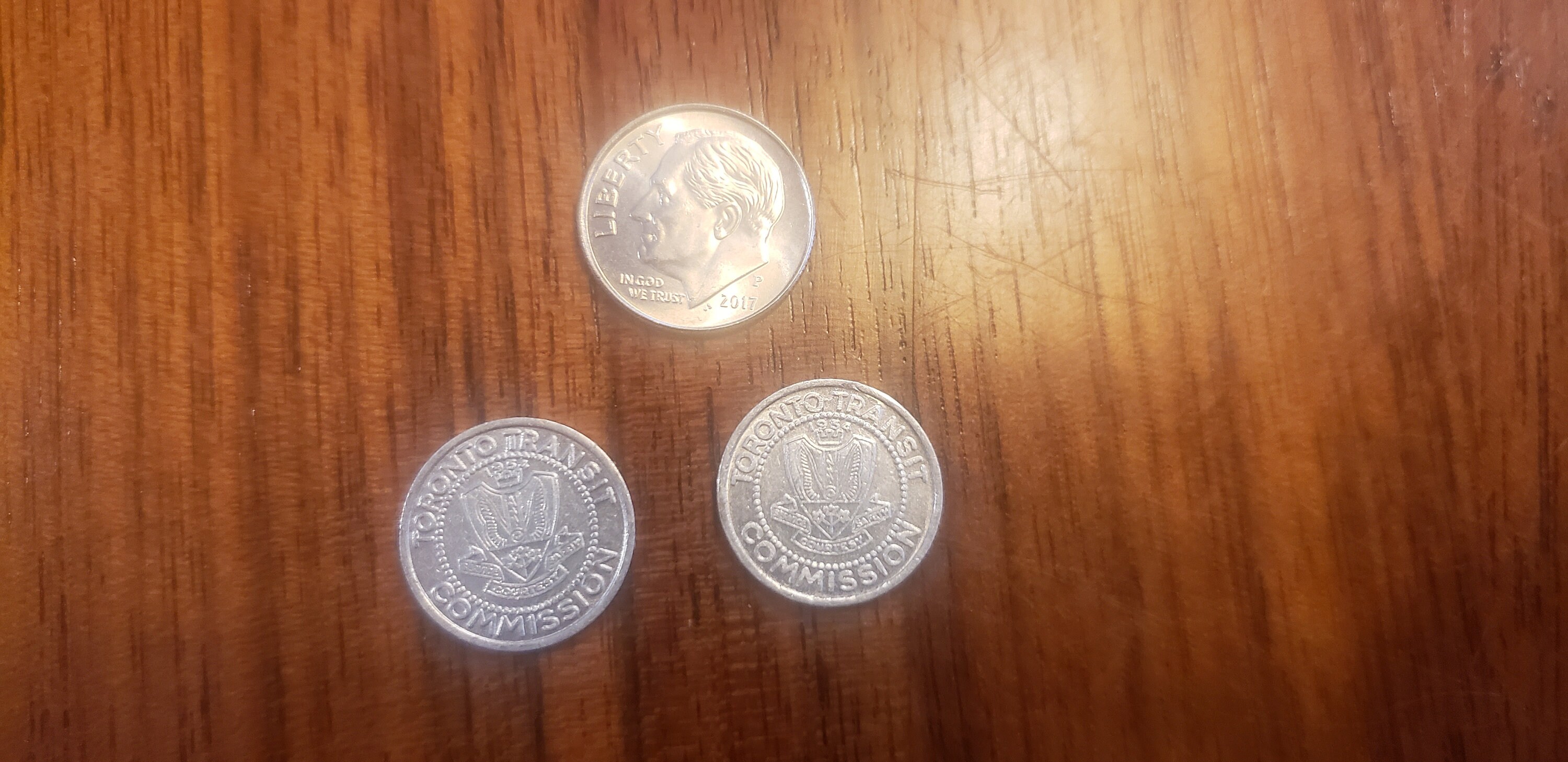 Vintage Canadian Transit Tokens Toronto Transit Commission & Halifax ...