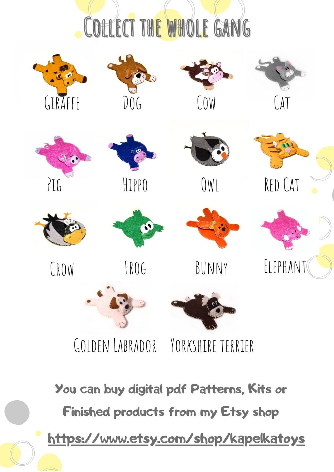 Crow. Easy PDF Sewing Pattern & Tutorial Video DIY felt | Etsy