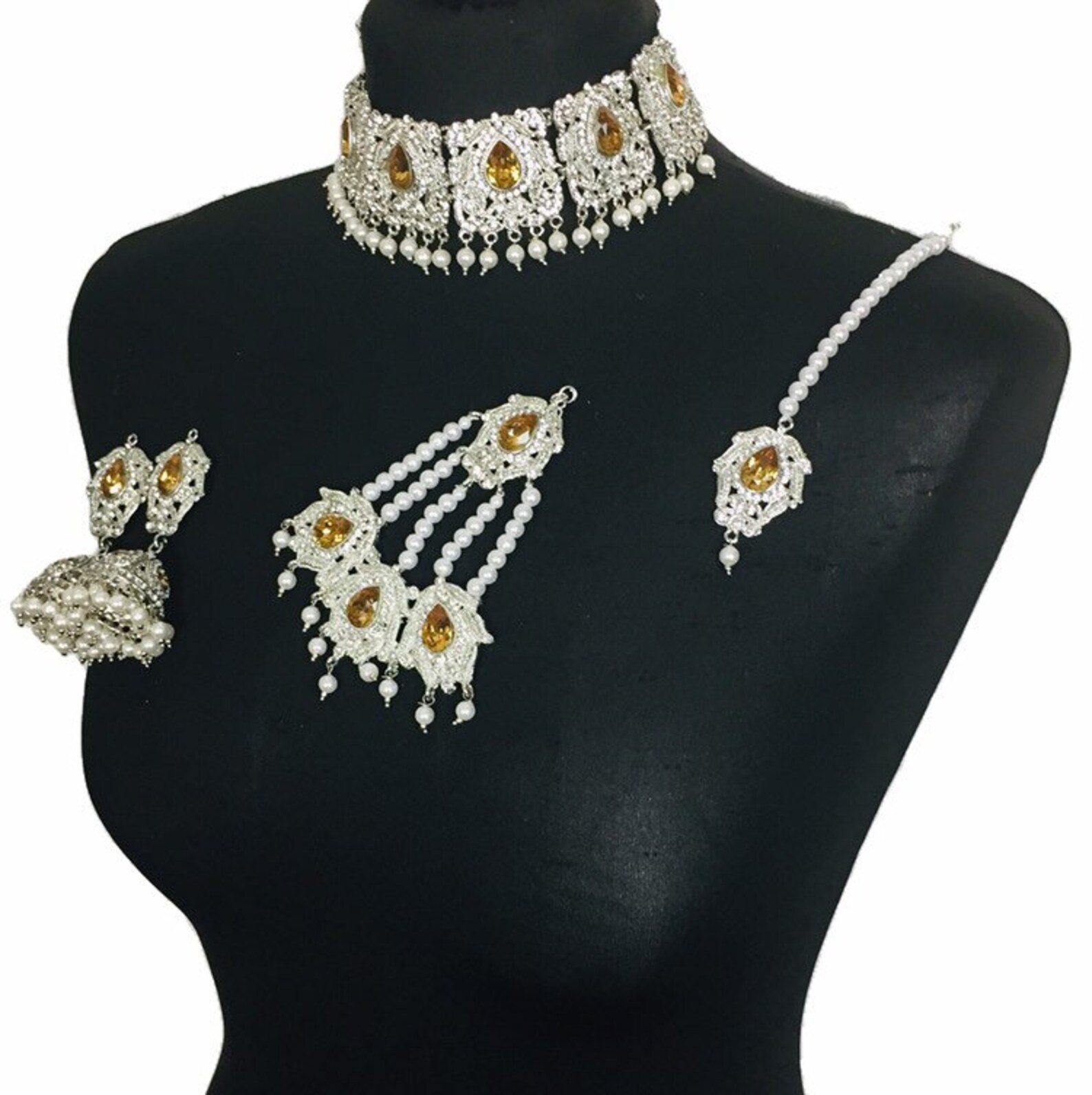 Pakistani Jewelry Indian Jewelry Pakistani Wedding Jewelry - Etsy