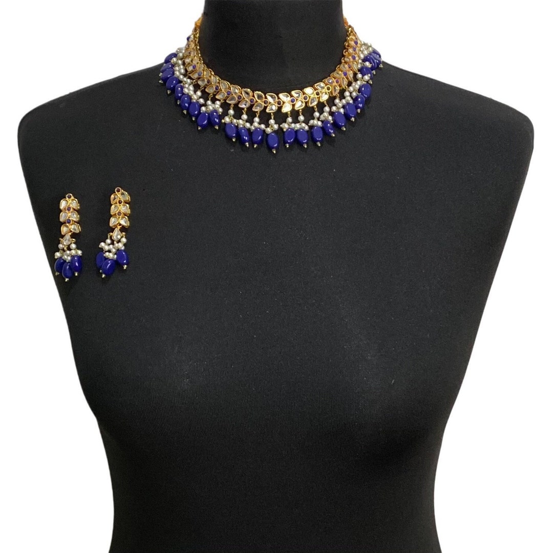 Pakistani Jewellery , Royal Blue Jewellery, Indian Choker , Pakistani ...