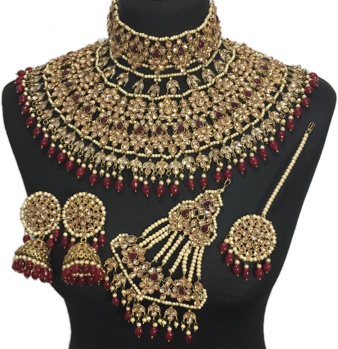 Pakistani Jewelry Indian Jewelry Pakistani Bridal Jewelry - Etsy