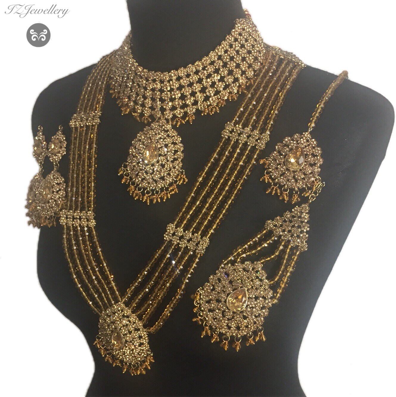 Pakistani jewelry indian jewelry Pakistani bridal jewelry | Etsy