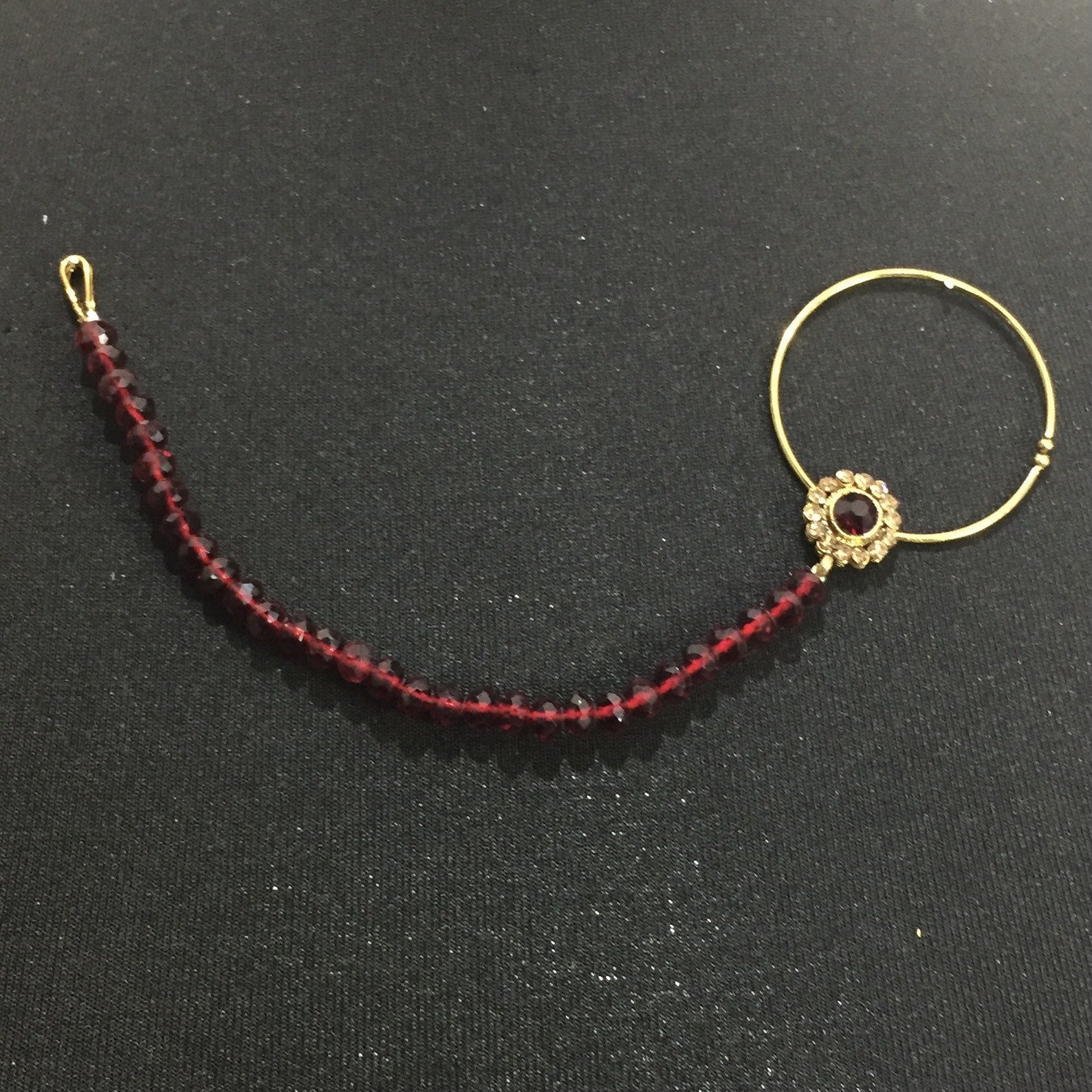 Maroon Bridal Jewelry Set: Pakistani Indian Wedding Jewellery - Etsy