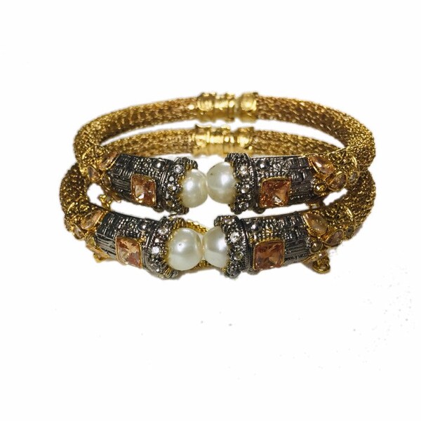 Gold 22ct Bangle - Etsy