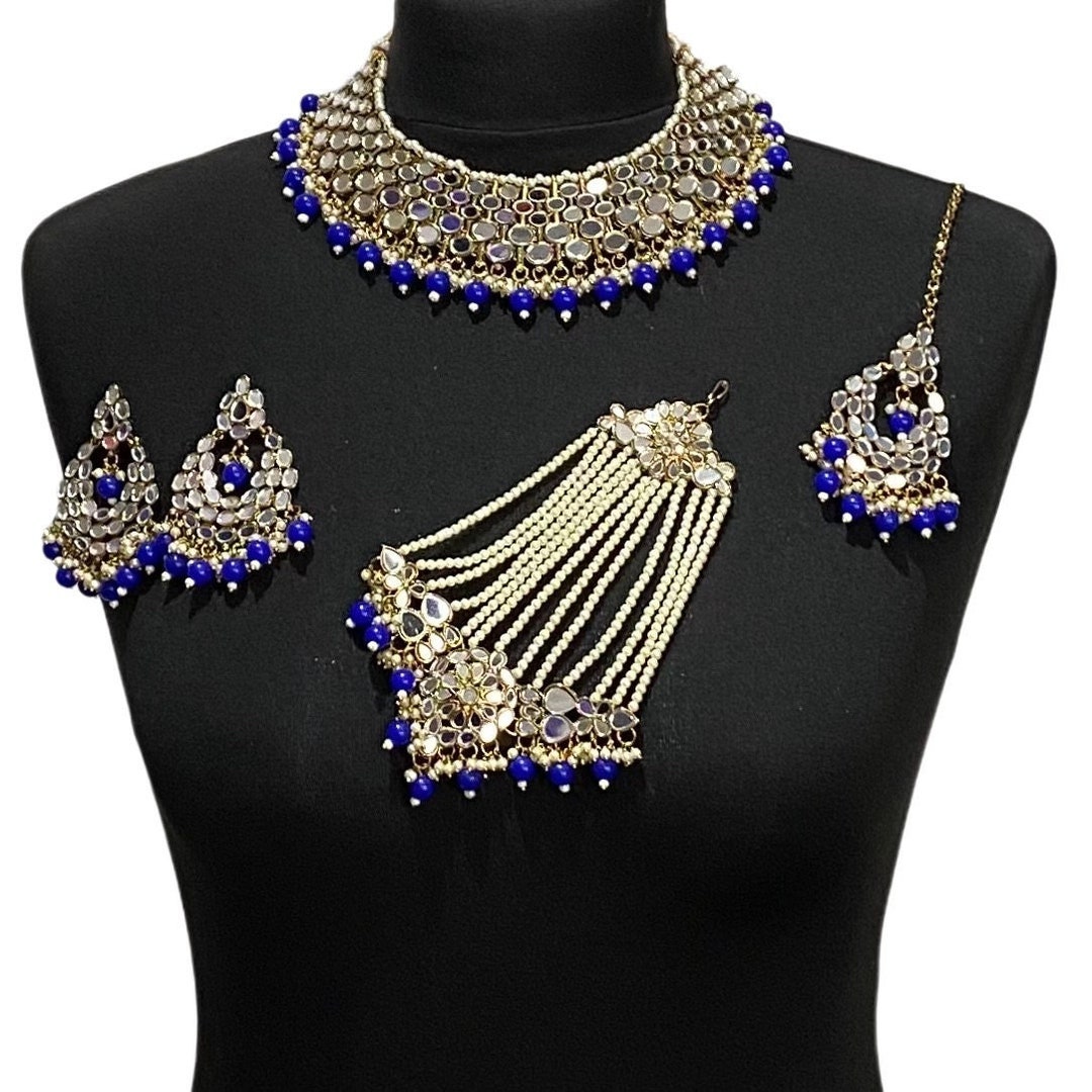 Mirror Pakistani Jewellery Pakistani Royal Blue Jewellery Pakistan ...