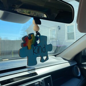 Autism Car Hanger Charm - Etsy