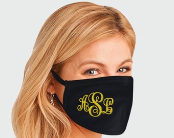 Embroidered Face Mask - Etsy