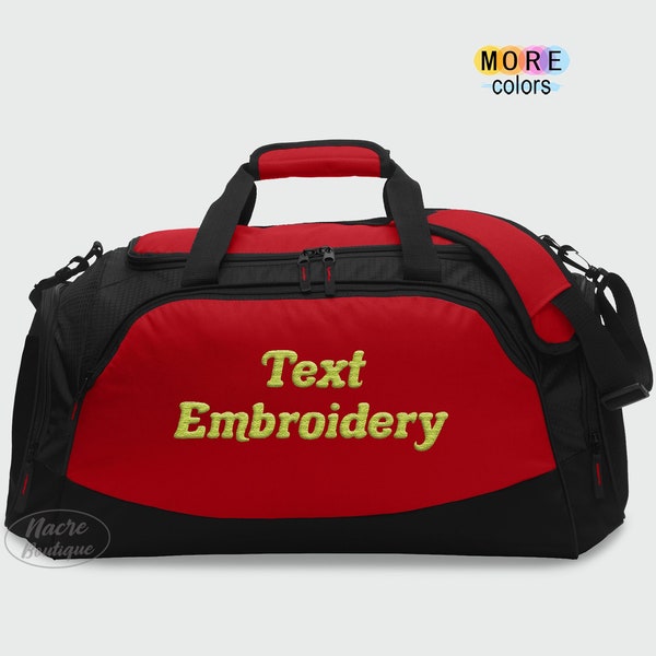 Embroidered Duffel - Etsy