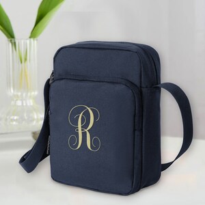 Monogrammed Crossbody Bag, Custom Embroidered Crossbody Bag ...