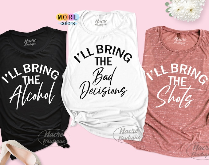 Ladies Night Shirts Drinking Shirts Girls Matching Shirts - Etsy