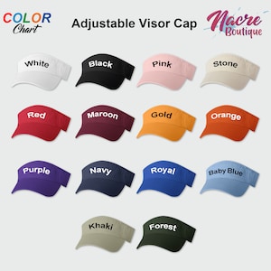 Custom Visor Hat, Custom Text, Custom Embroidery Hat, Personalized Mens ...