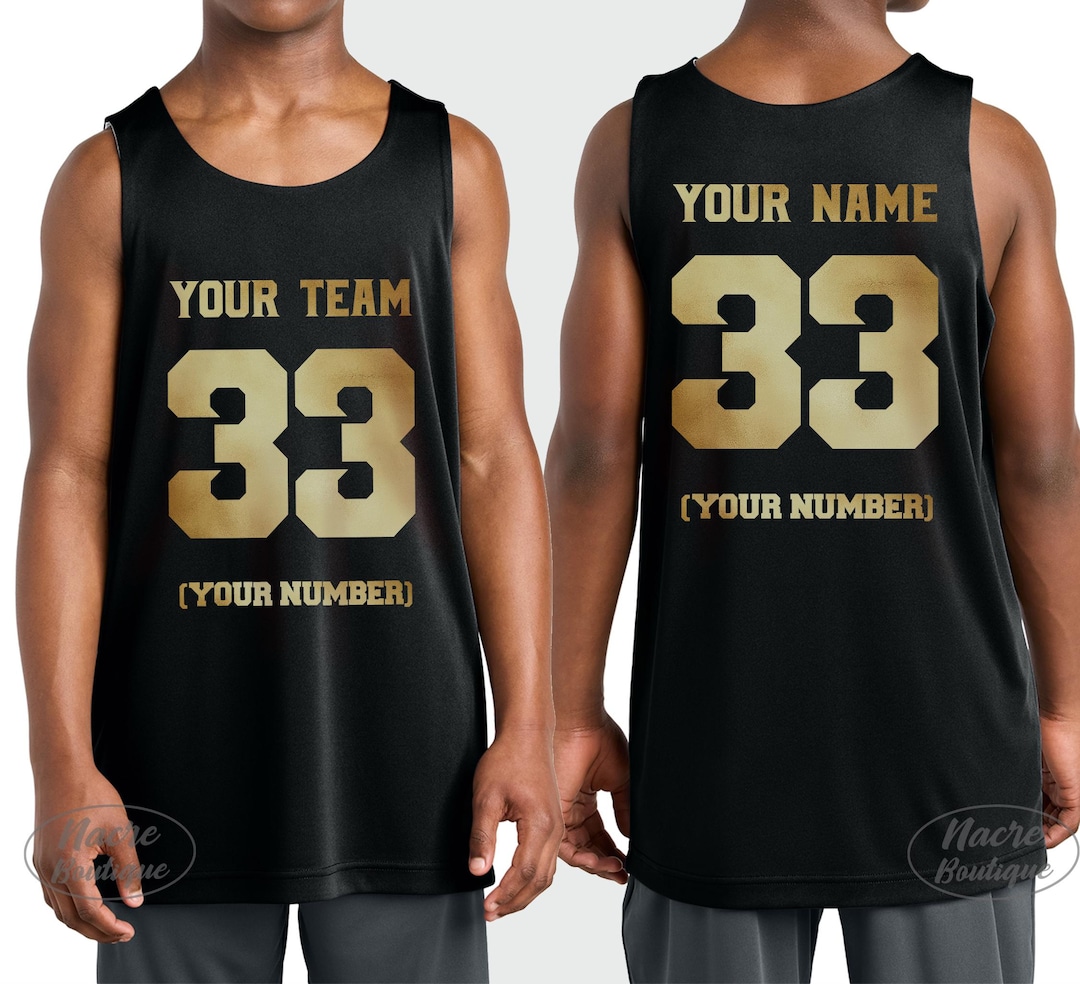 Personalized Basketball Tank Top, Custom Youth Sleeveless Tee, Mesh ...