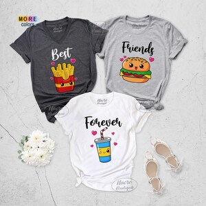 Best Friends Forever Shirt, BFF Shirt, Besties Shirt, Junk Food Shirt ...