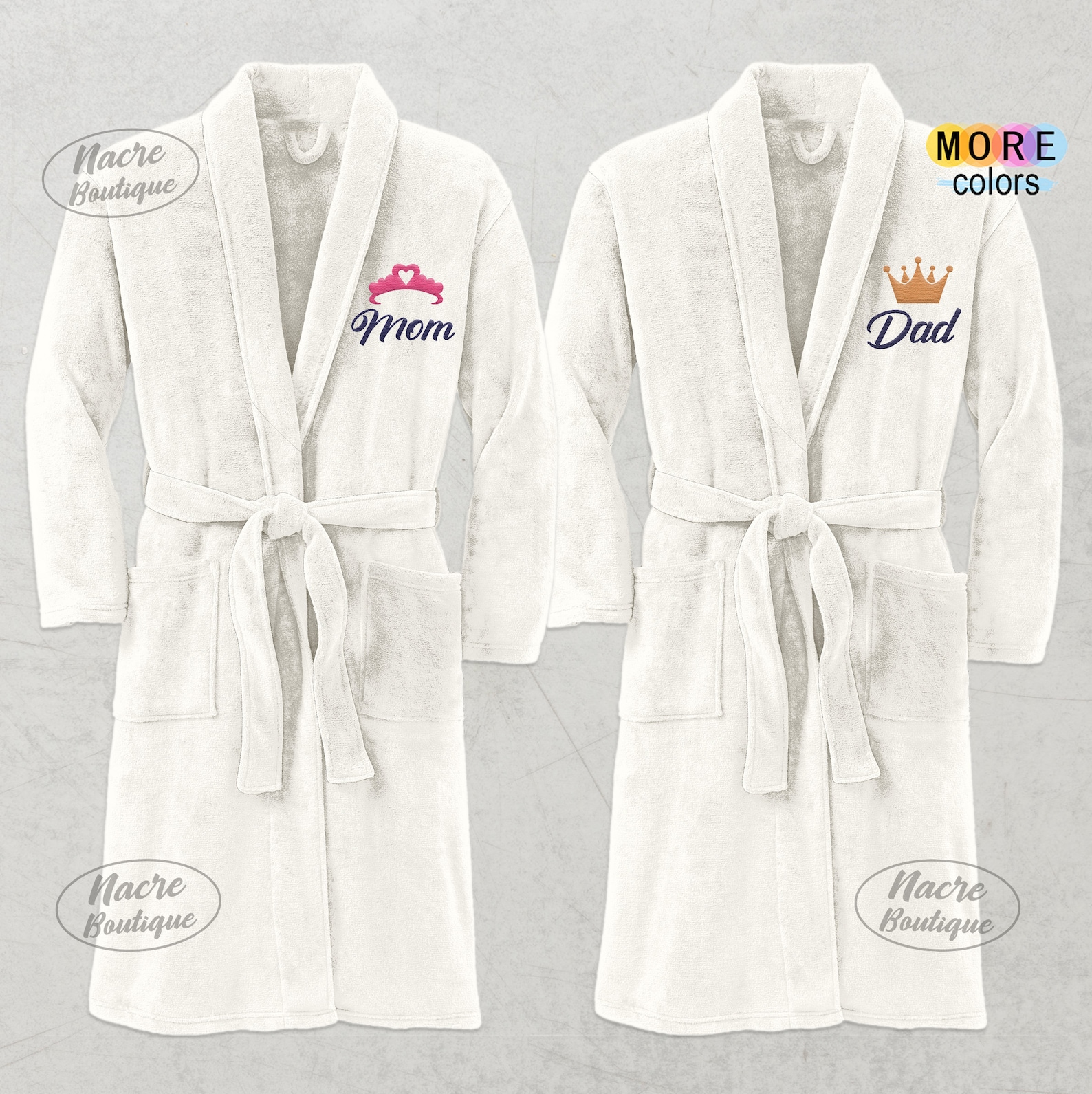 Mom and Dad Robes, His and Hers Holiday Gift Set, Anniversary Gifts ...
