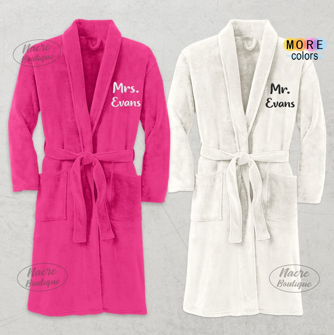 Mr and Mrs Robes, Honeymoon Robes, Wedding Robes, Holiday Gift Sets ...