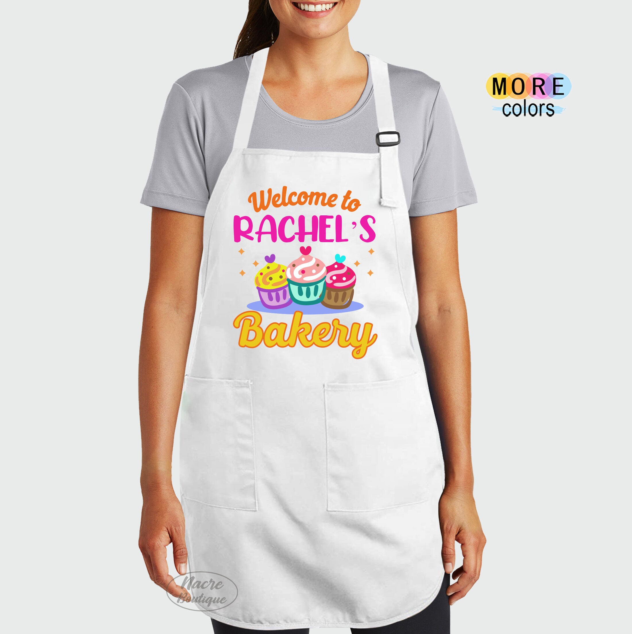 Welcome to My Bakery Apron Custom Bakery Apron Kitchen - Etsy