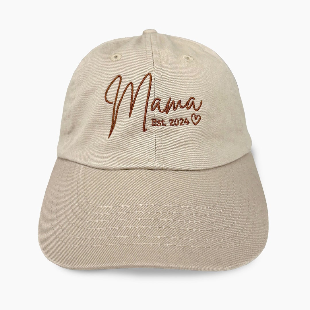 Embroidered Mama Hat, Mama Est Hat, Grandma Hat, Mother's Day Hat, Mama ...