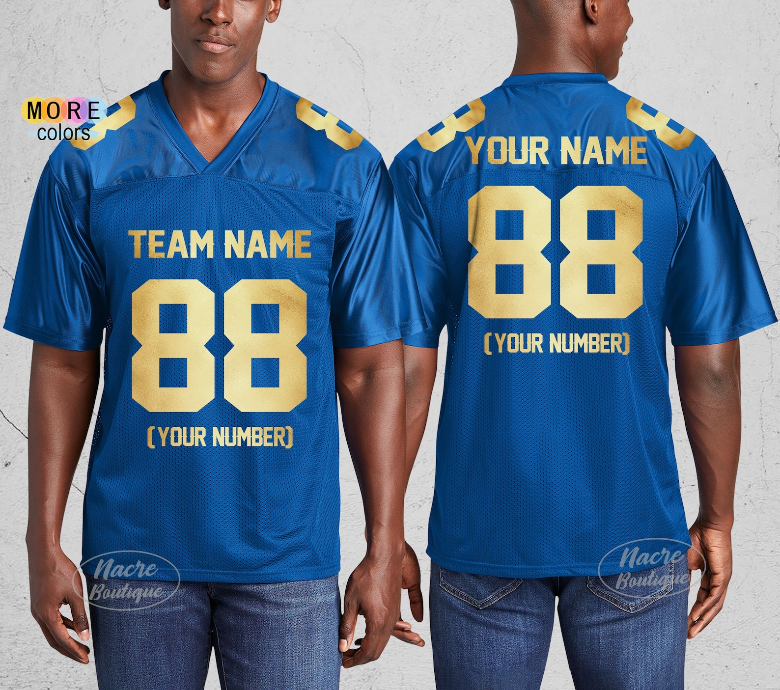 Personalized Football Shirt Custom Team Name Number Shirt - Etsy