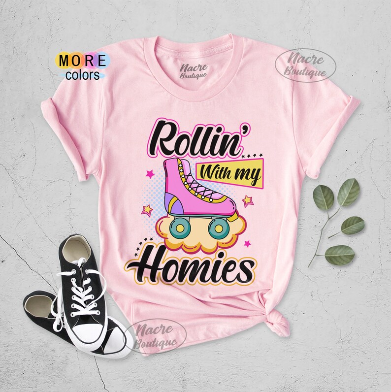 Rollin With My Homies Shirt Roller Skate Shirt Skater Club - Etsy