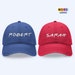 Custom Embroidered Dad Hats, Couples Matching Hats, Custom Friends Caps ...