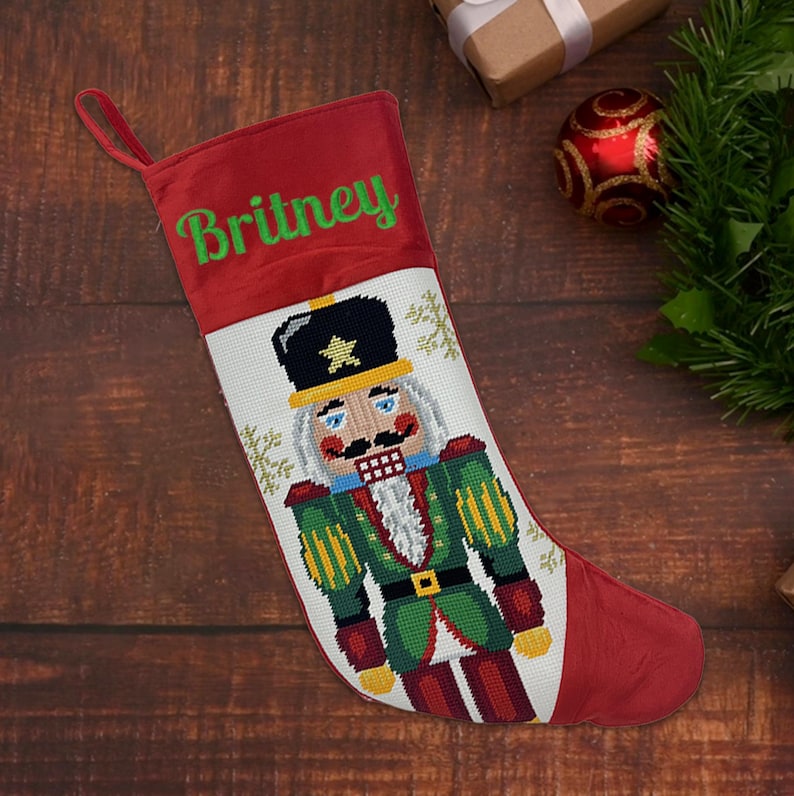 Monogrammed Needlepoint Stockings
