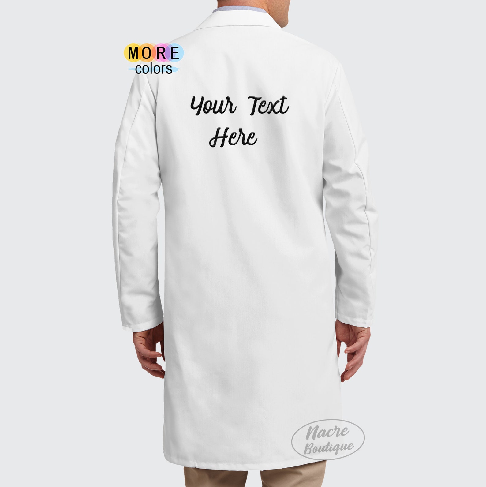 Custom Lab Coat Embroidered Medical Lab Coat Personalized - Etsy