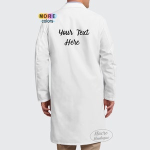 Custom Lab Coat Embroidered Medical Lab Coat Personalized - Etsy