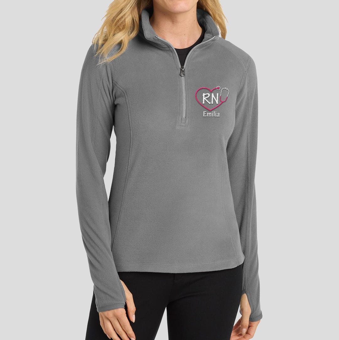 Personalized Stethoscope Heart Nurse Jacket With Name, Custom Nurse ...