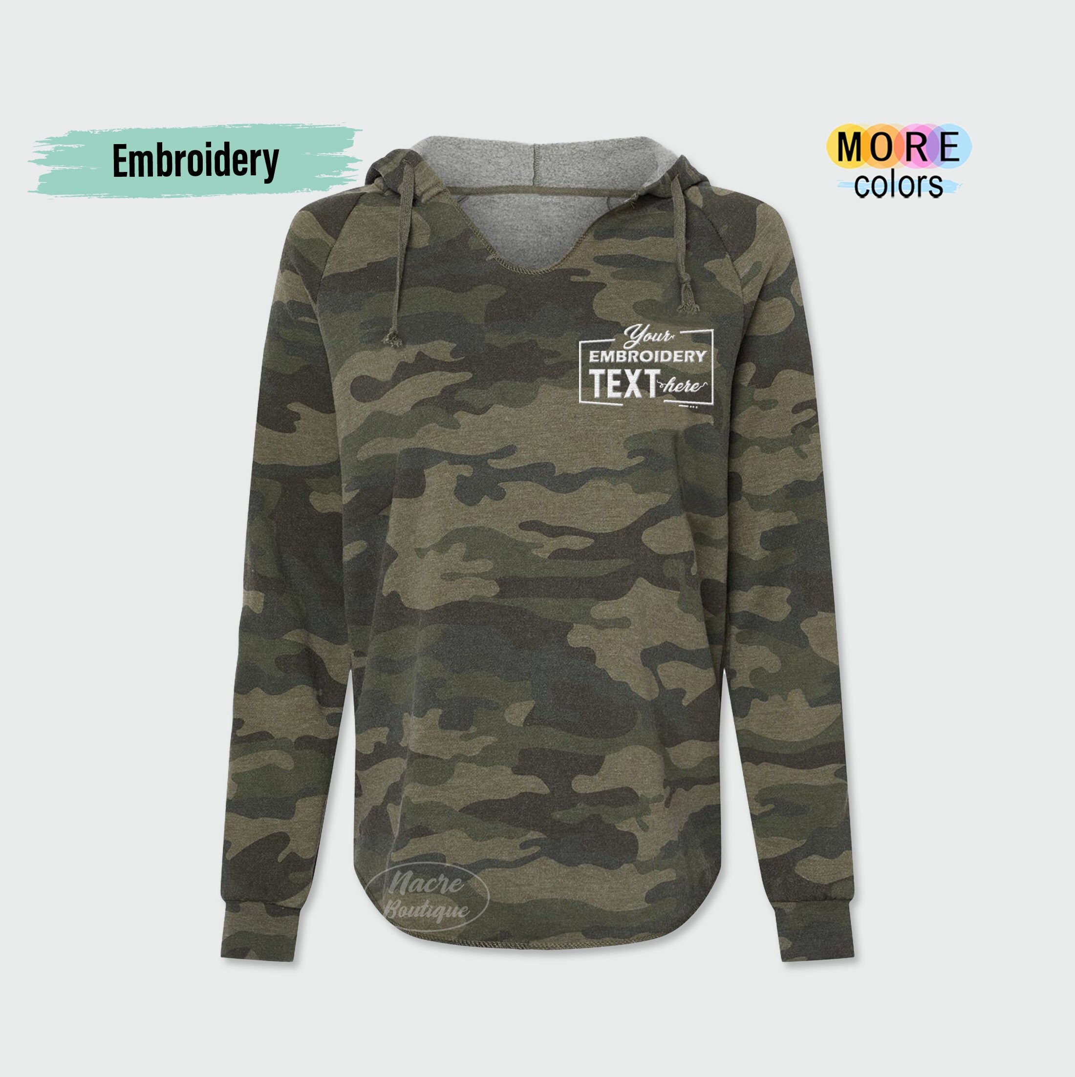 Custom Embroidered Lightweight Wave Wash Hoodies Custom - Etsy