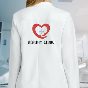 Custom Lab Coat Embroidered Medical Lab Coat Custom Womens - Etsy