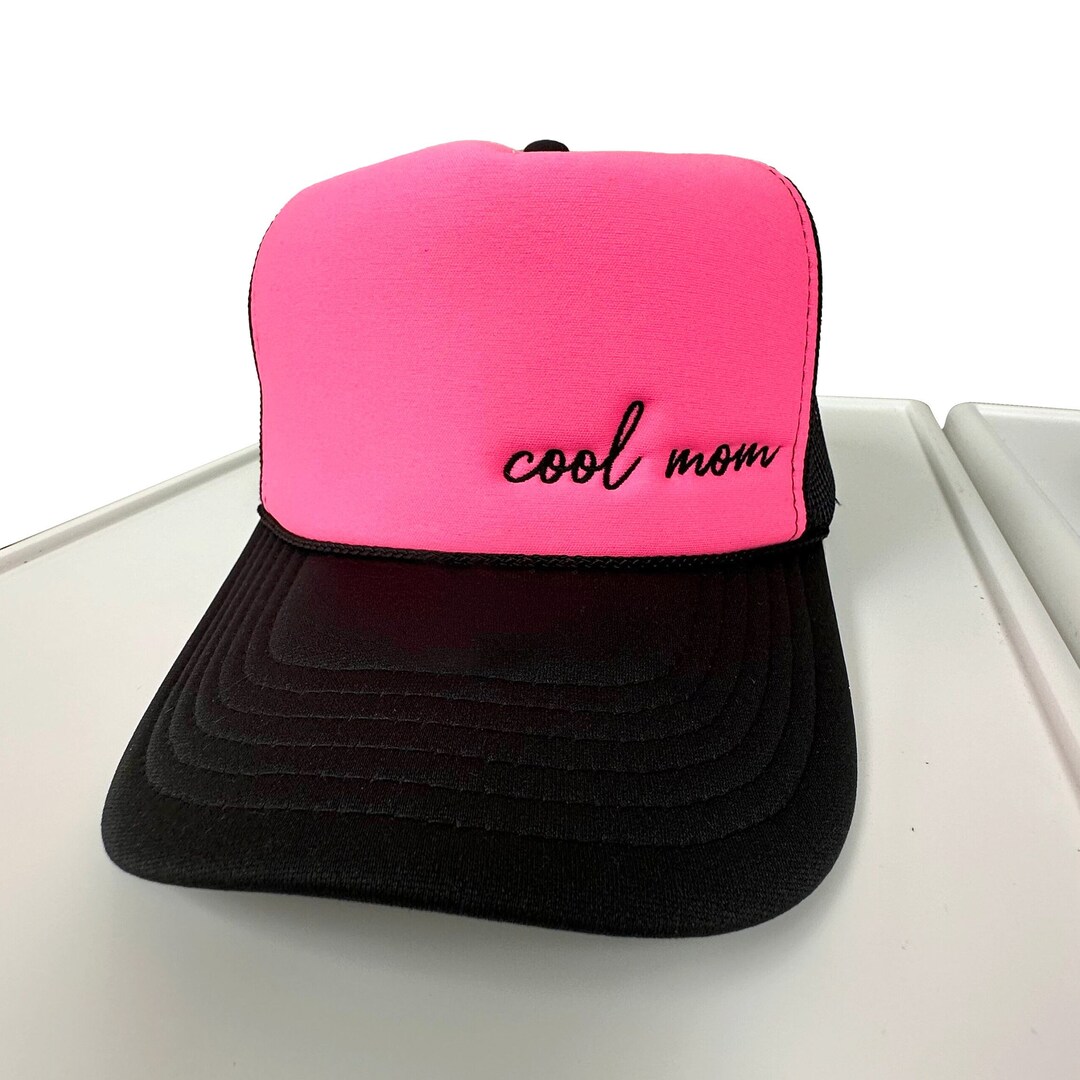 Embroidered Cool Mom Trucker Hat, Cool Mom Hats, Cool Mom Caps (39-165 ...