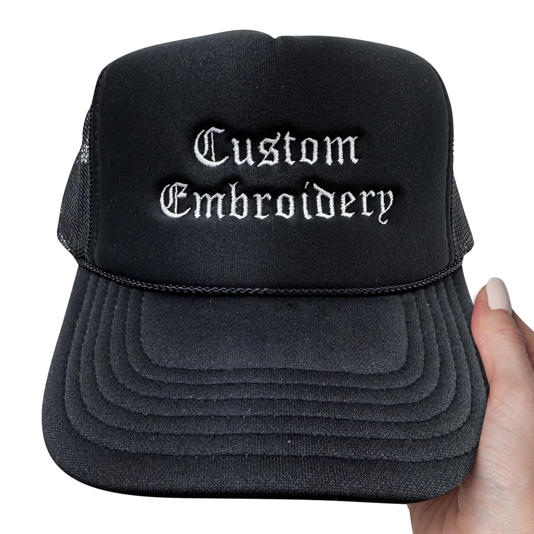 Custom Embroidered Hats, Personalized Hats, Dad Hats, Custom ...