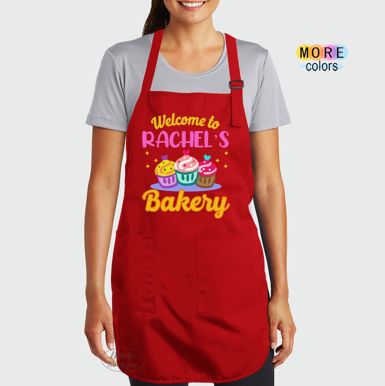 Welcome to My Bakery Apron Custom Bakery Apron Kitchen - Etsy