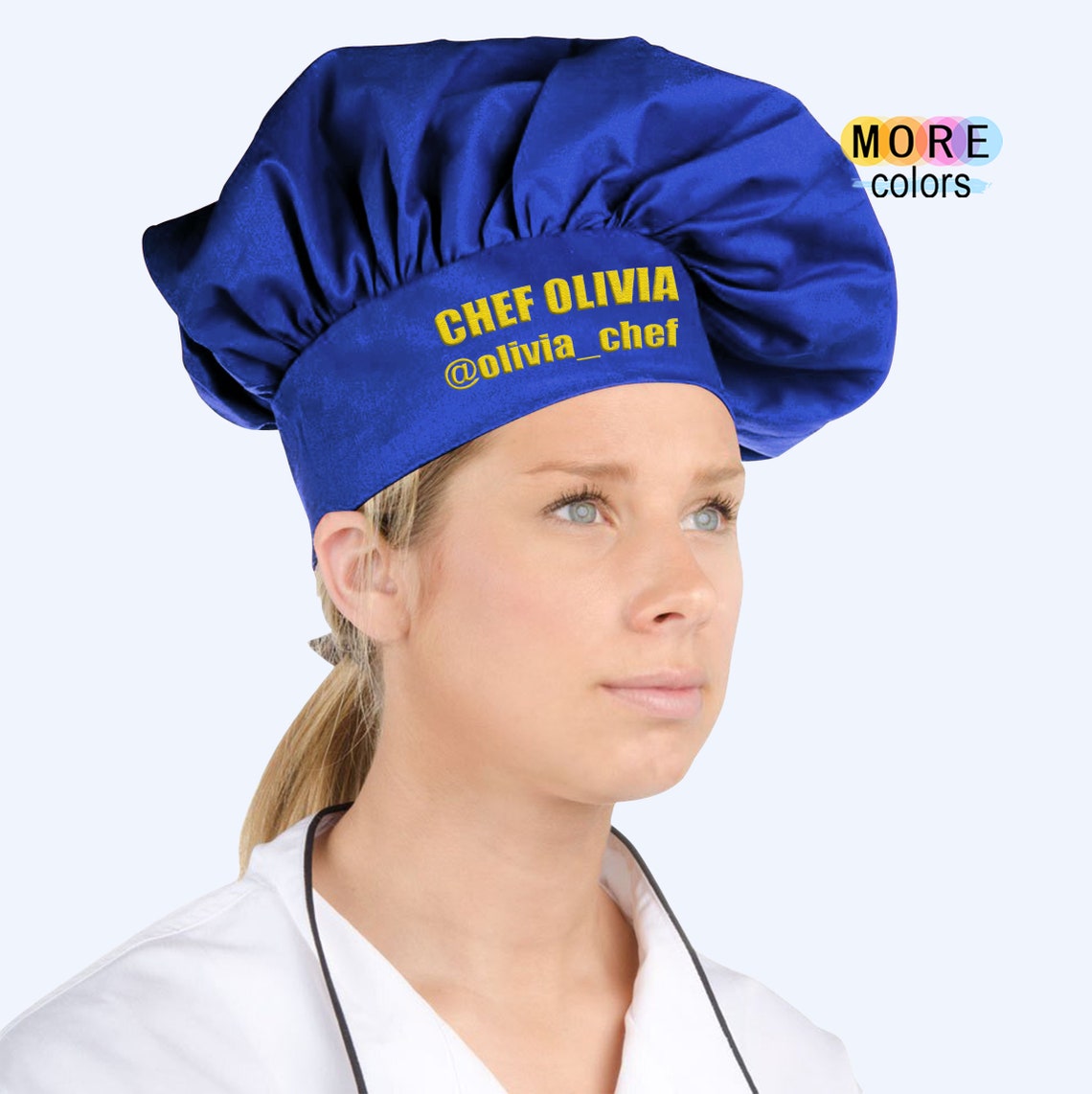 Personalized Embroidered Chef Hat Custom Chef Hat Adjustable | Etsy