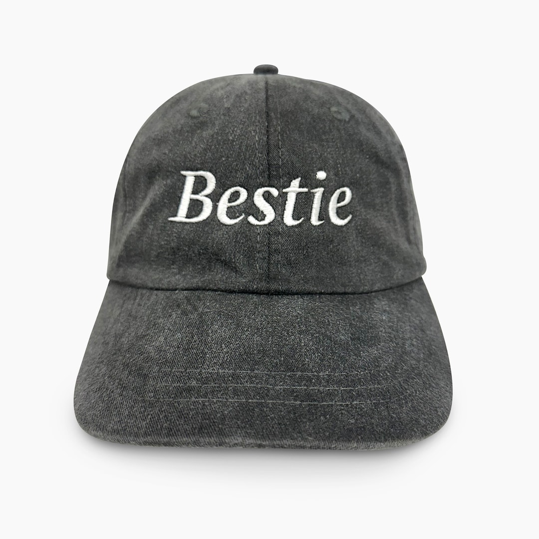 Bestie Baseball Hat, Embroidered Bestie Hats, Embroidery Bestie Caps ...