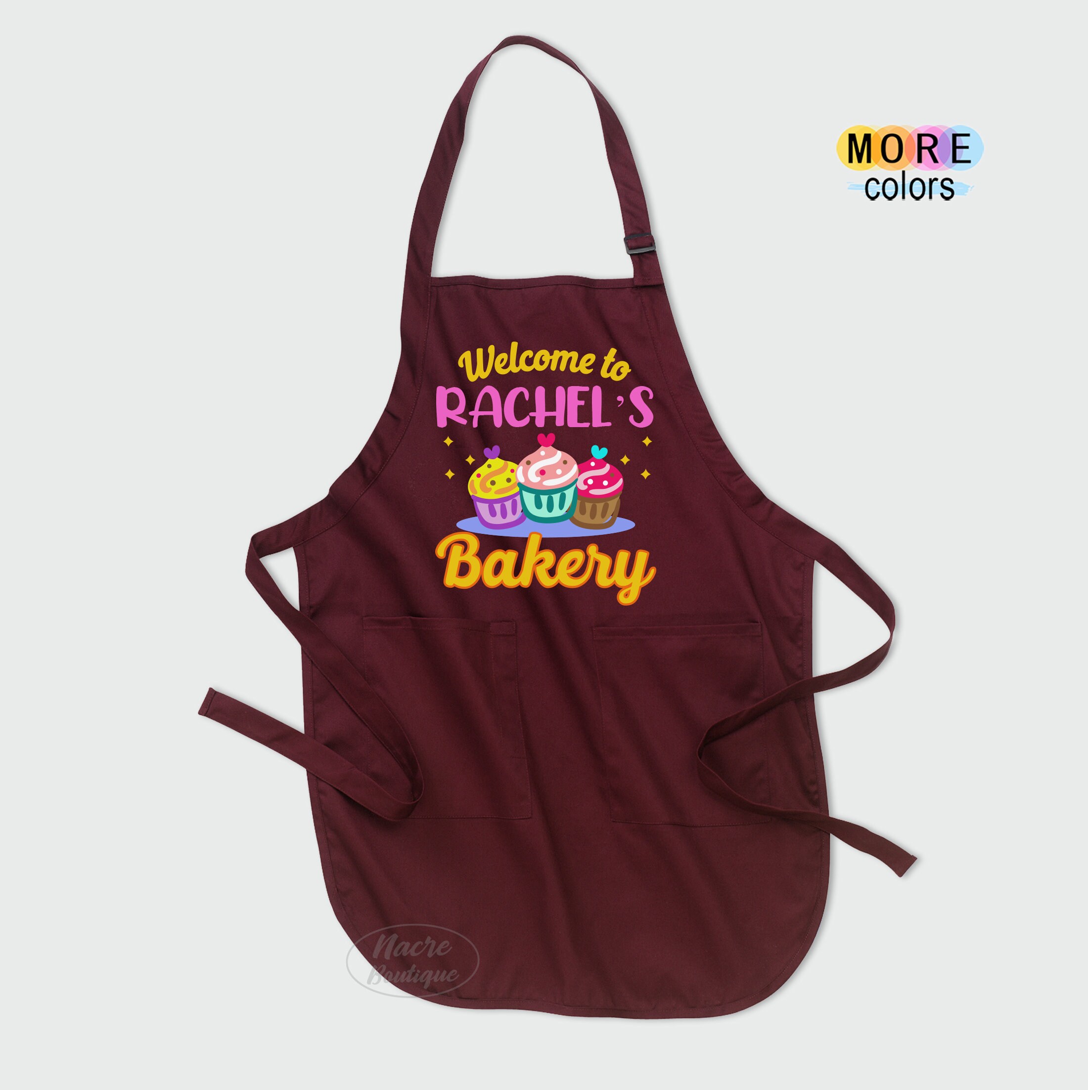 Welcome to My Bakery Apron Custom Bakery Apron Kitchen - Etsy